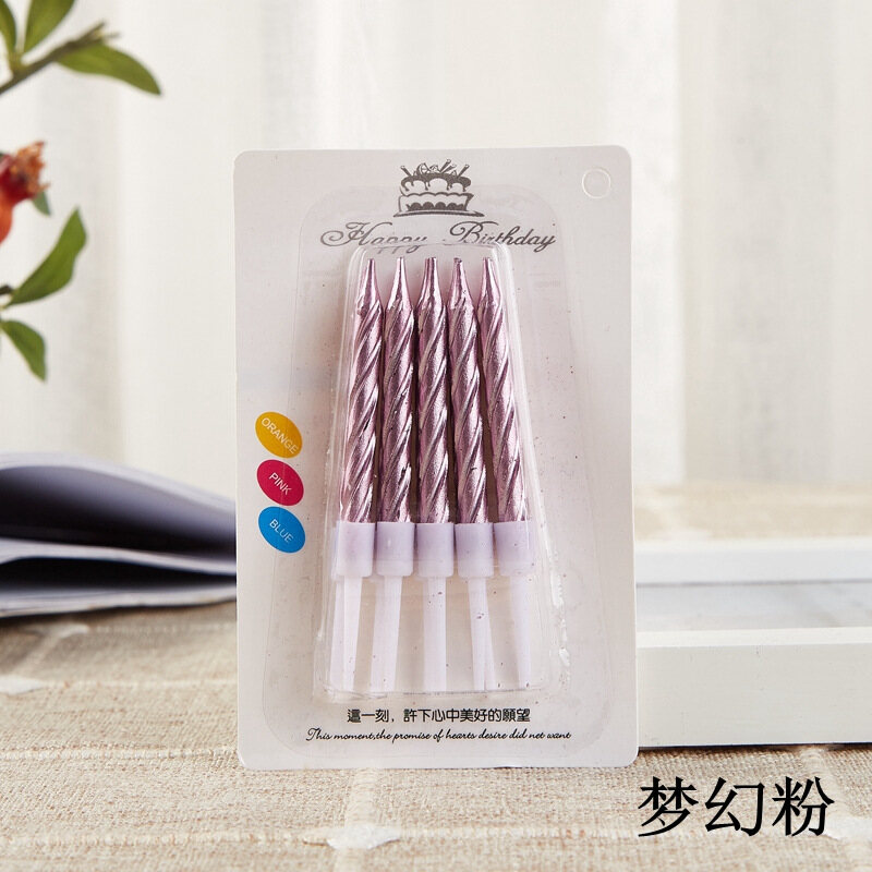 Coloured Twisted Birthday Candle/ Lilin Kek | Lazada