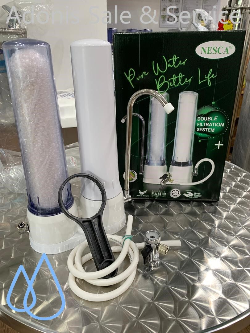 Ready Stock ! Nesca Halal 10" Double Filtration System (2 In 1) Direct ...