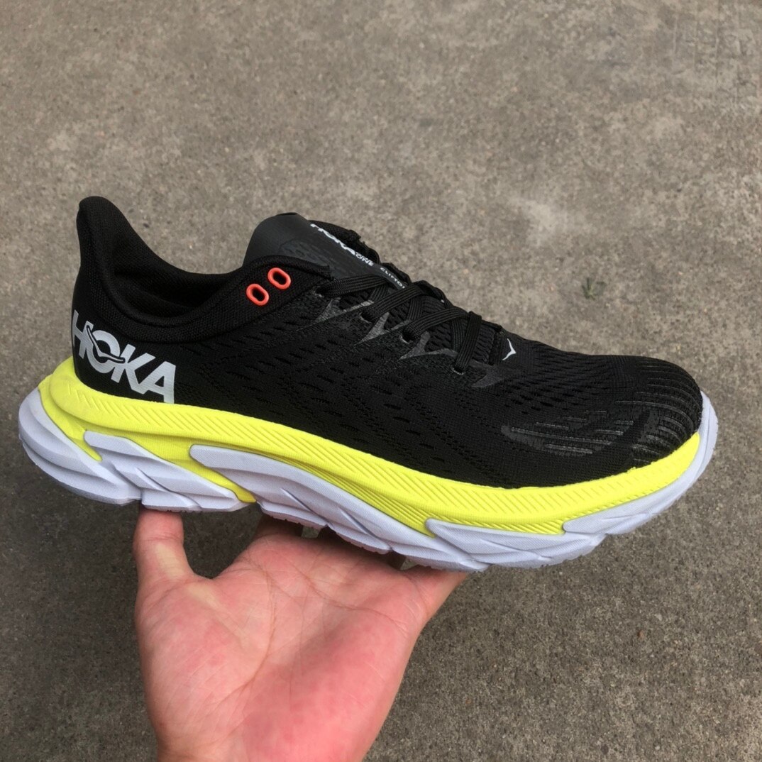 Hoka One Men's Clifton Edge Clifton Pioneer Road Running Shoes Shock ...