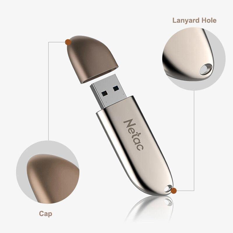 Netac USB Flash Drive Creative ไดรฟ์ปากกา DIY DJ OTG Type C 32GB โลหะ ...