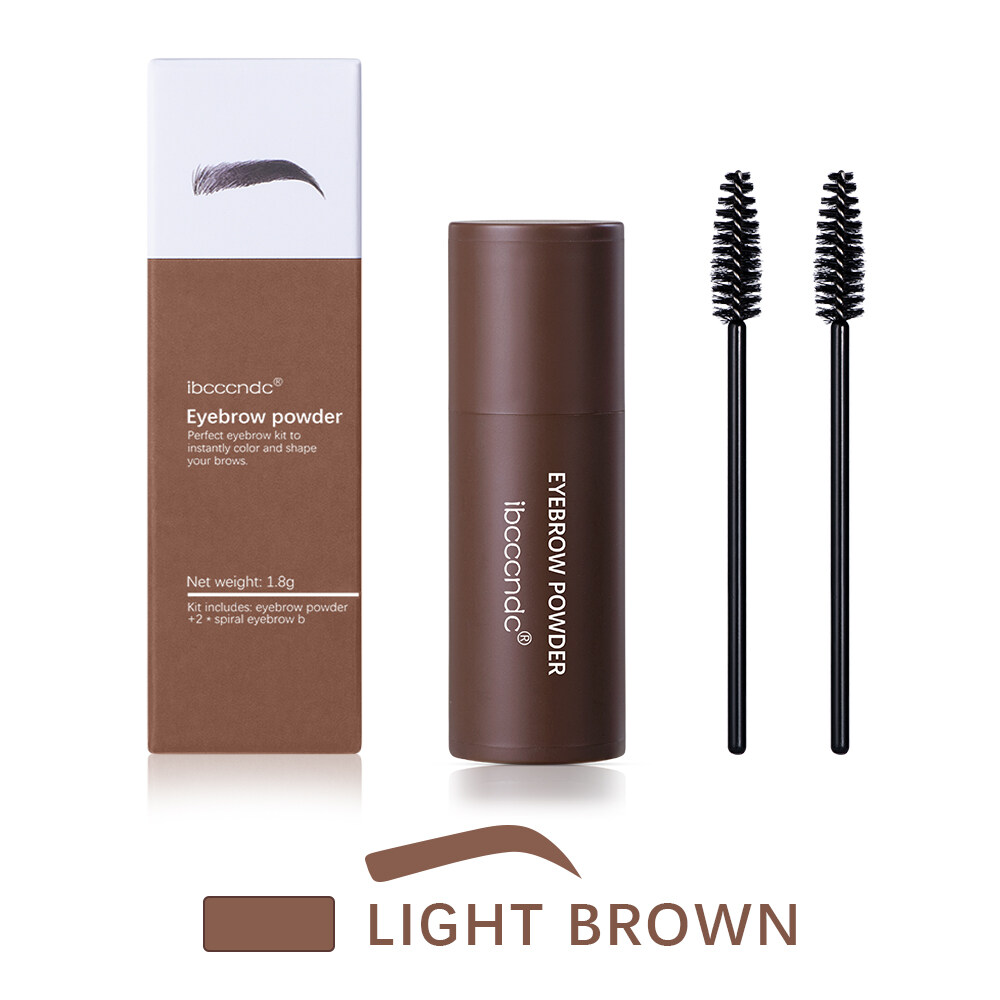 Ibcccndc Kit Magic Pembentuk Cap Alis Satu Langkah Eyebrow Powder Stamp ...