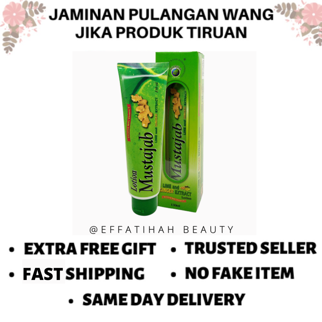 SUPER JIMAT SALE !!! LOSYEN MUSTAJAB LIMAU NIPIS DAN PATI HALIA 130ml ...