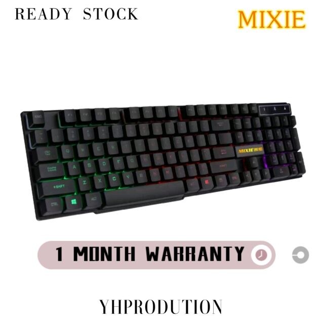 Mixie Gaming Keybord Colorful Keybords Original Hotsale Keybords ...