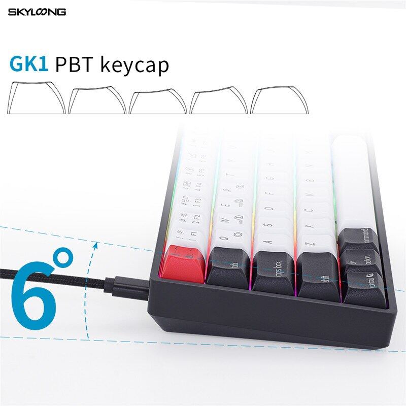 SKYLOONG AK64 Mini คีย์บอร์ด60% คีย์บอร์ด PC Gaming อุปกรณ์เสริม ...
