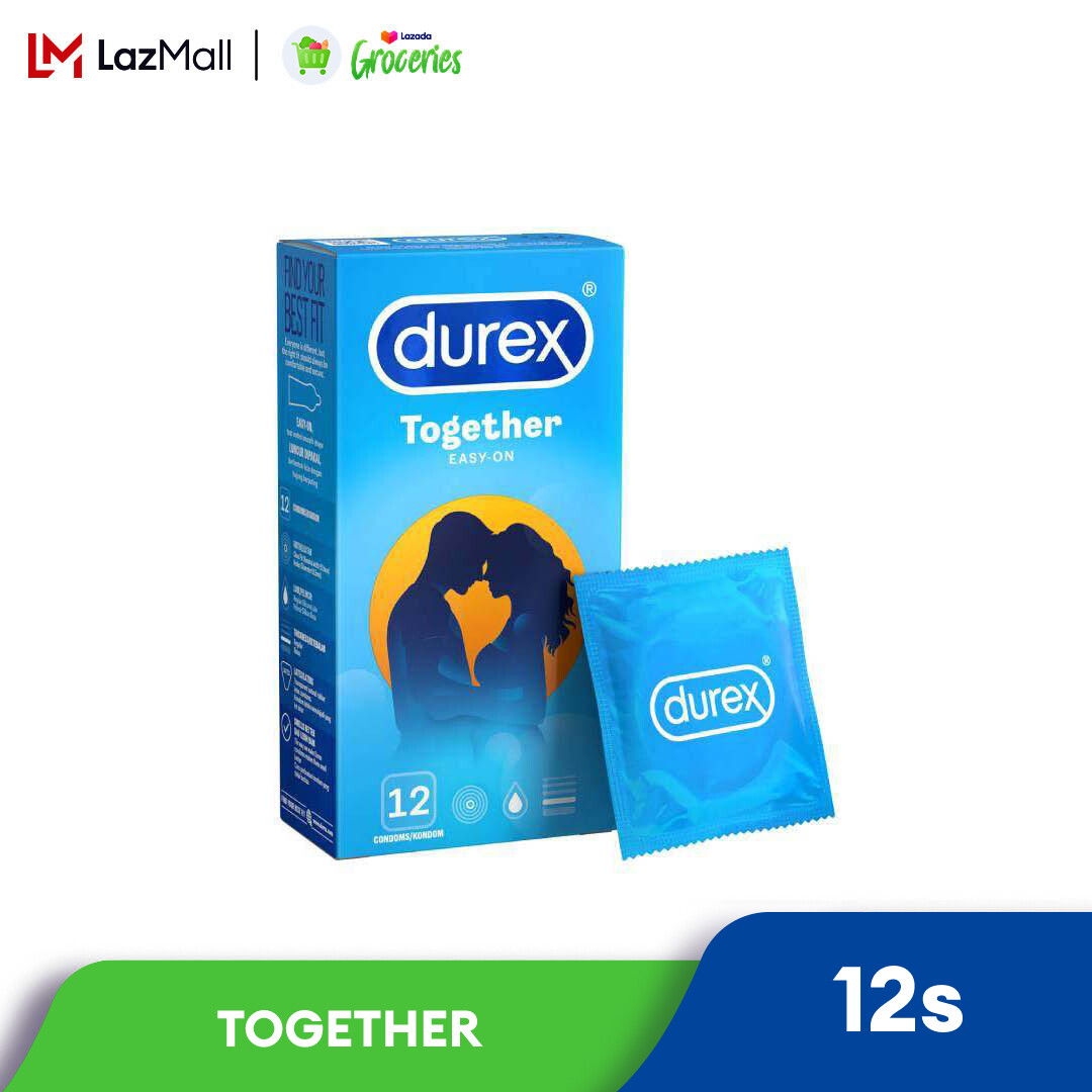 Durex Together Condoms 12's [For man] Basic, Regular size 52mm (Safety ...