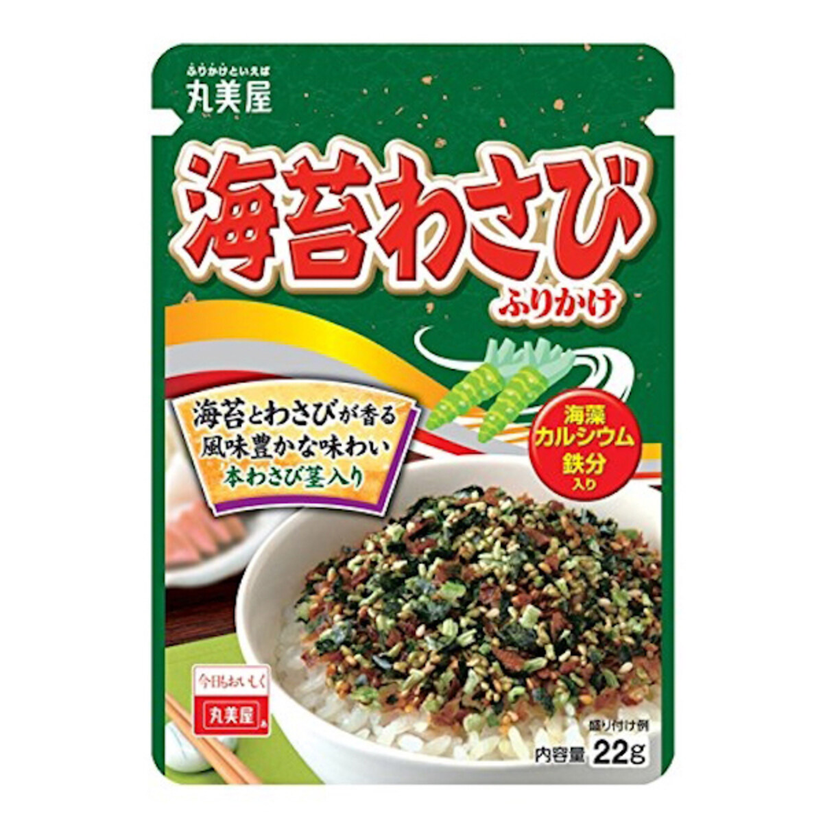 MARUMIYA Nori Wasabi Furikake Rice Sprinkle 22g | Lazada