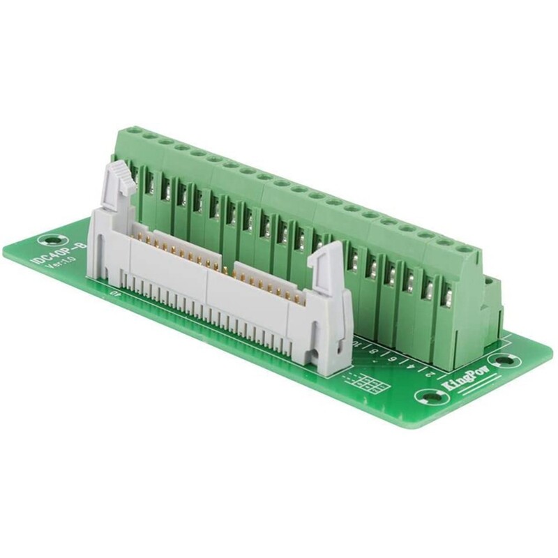 IDC40P 40Pin Connector Strip Breakout Board Terminal Block Plug PLC ...