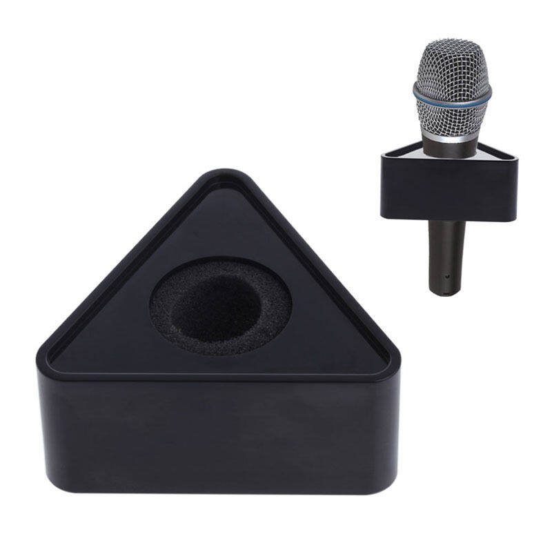 Black Hole Triangular Mic Microphone TV Interview Logo Flag Station DIY ...