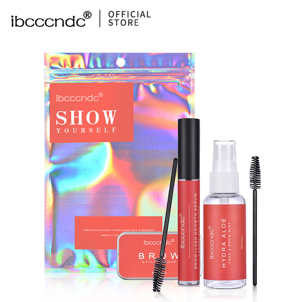ibcccndc Brow Styling Soap Kit Brow Soap + Aloe Mist Spray + Eyebrow ...