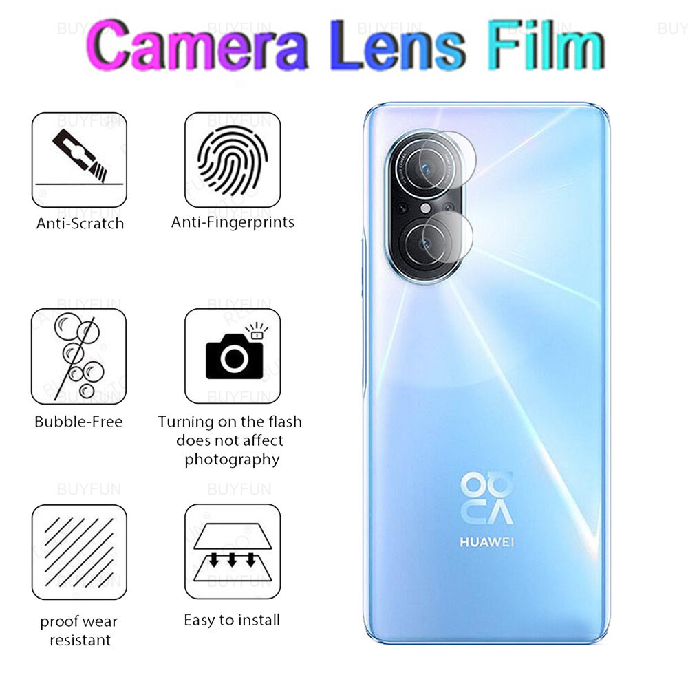 ฟิล์มกระจกนิรภัย4in1 10D สำหรับ Huawei Nova 9 SE,ฟิล์มกันรอยกระจกเลนส์ ...