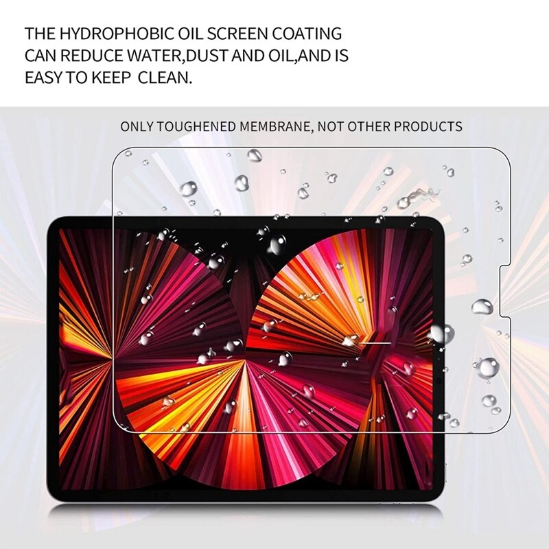 [HOT W] ตัวป้องกันหน้าจอสำหรับ Ipad Pro 2020 2021 11นิ้ว2แพ็คตัวป้องกันเลนส์กล้องกระจกนิรภัย ...