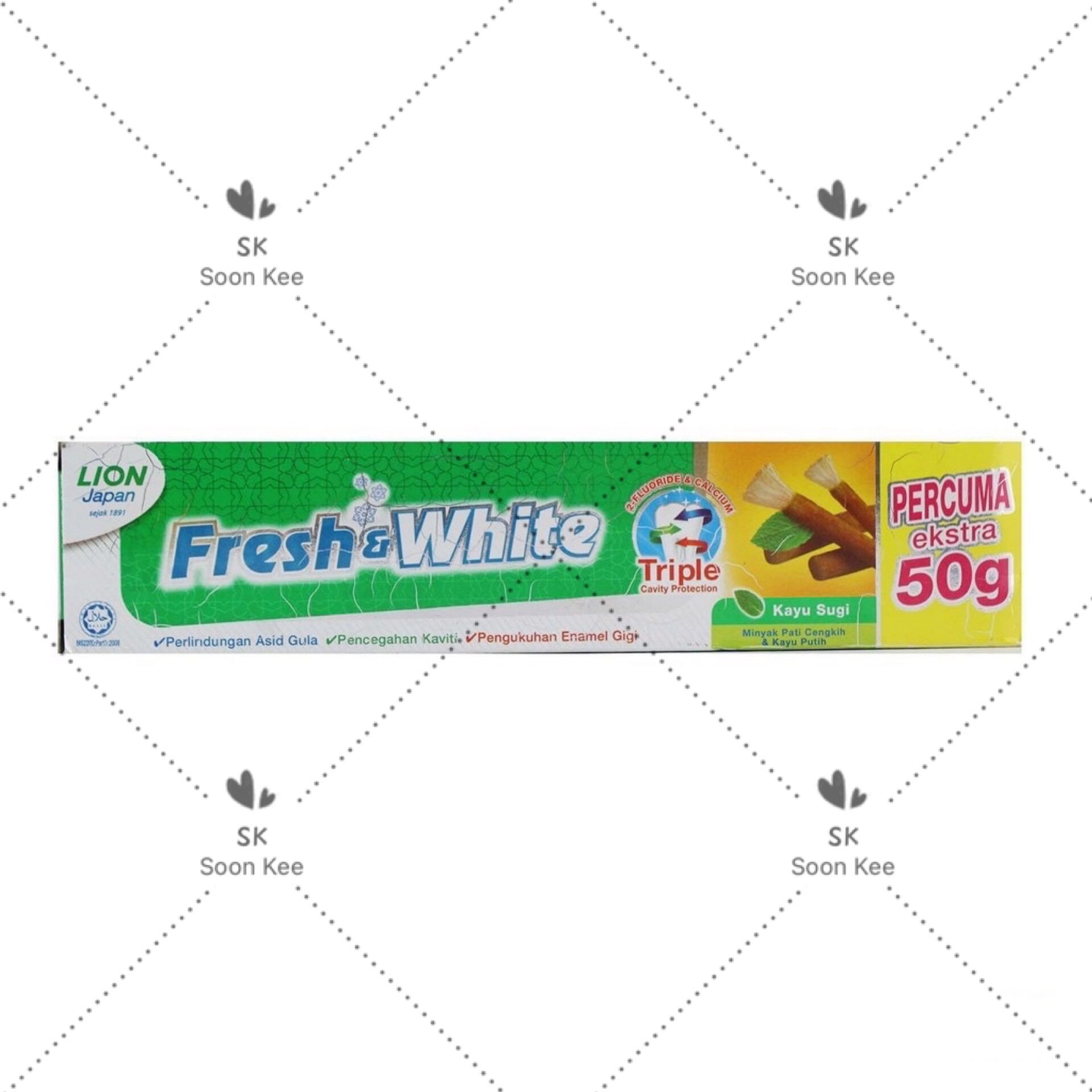 Fresh & White Toothpaste KAYU SUGI 225g+50g | Lazada