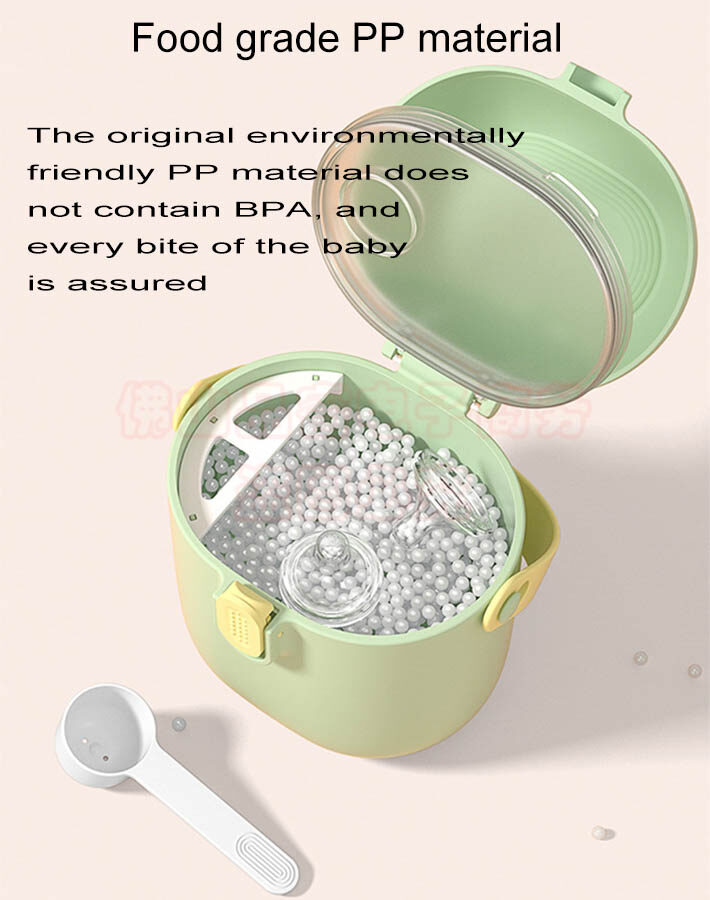 Infant formula box Milk powder compartment storage box Baby snacks and ...