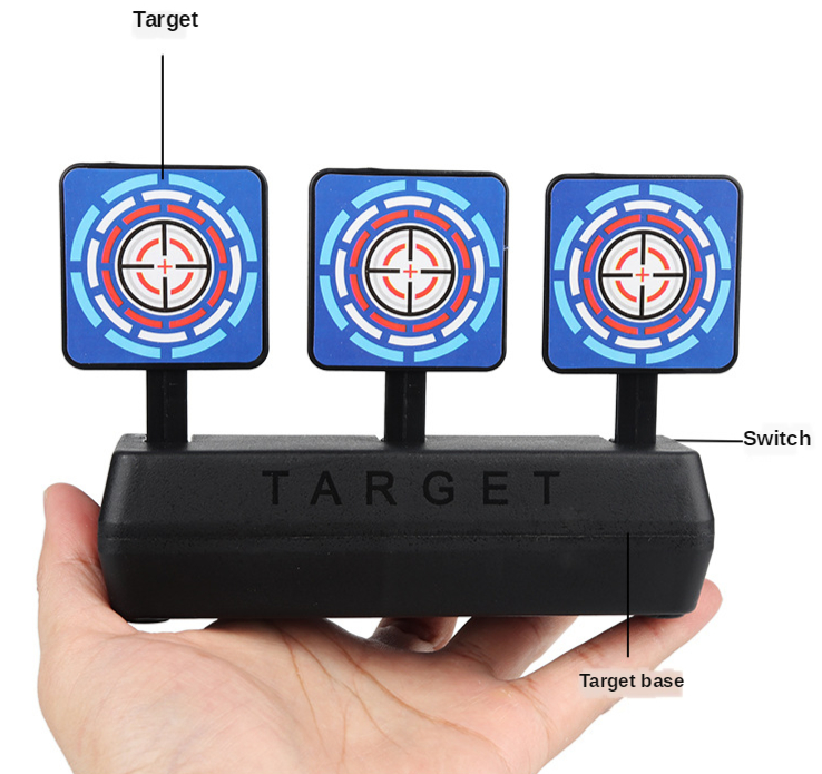 Electric Scoring Target Automatic Return Electronic Target Soft Bullet ...