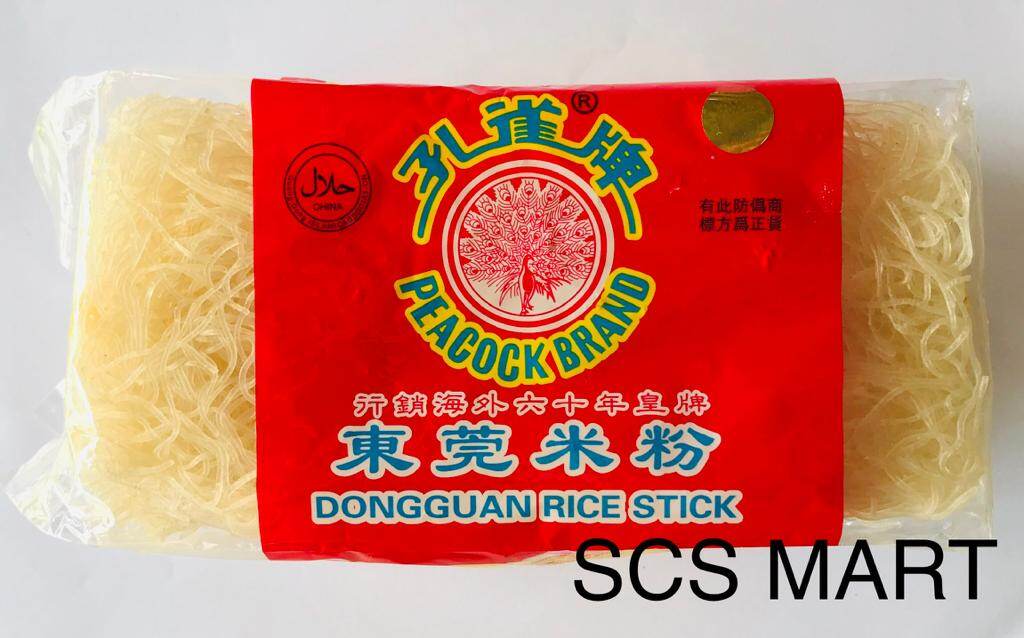 Peacock Brand Dongguan Rice Stick (Rice Vermicelli) 454g 孔雀牌东莞米粉 | Lazada
