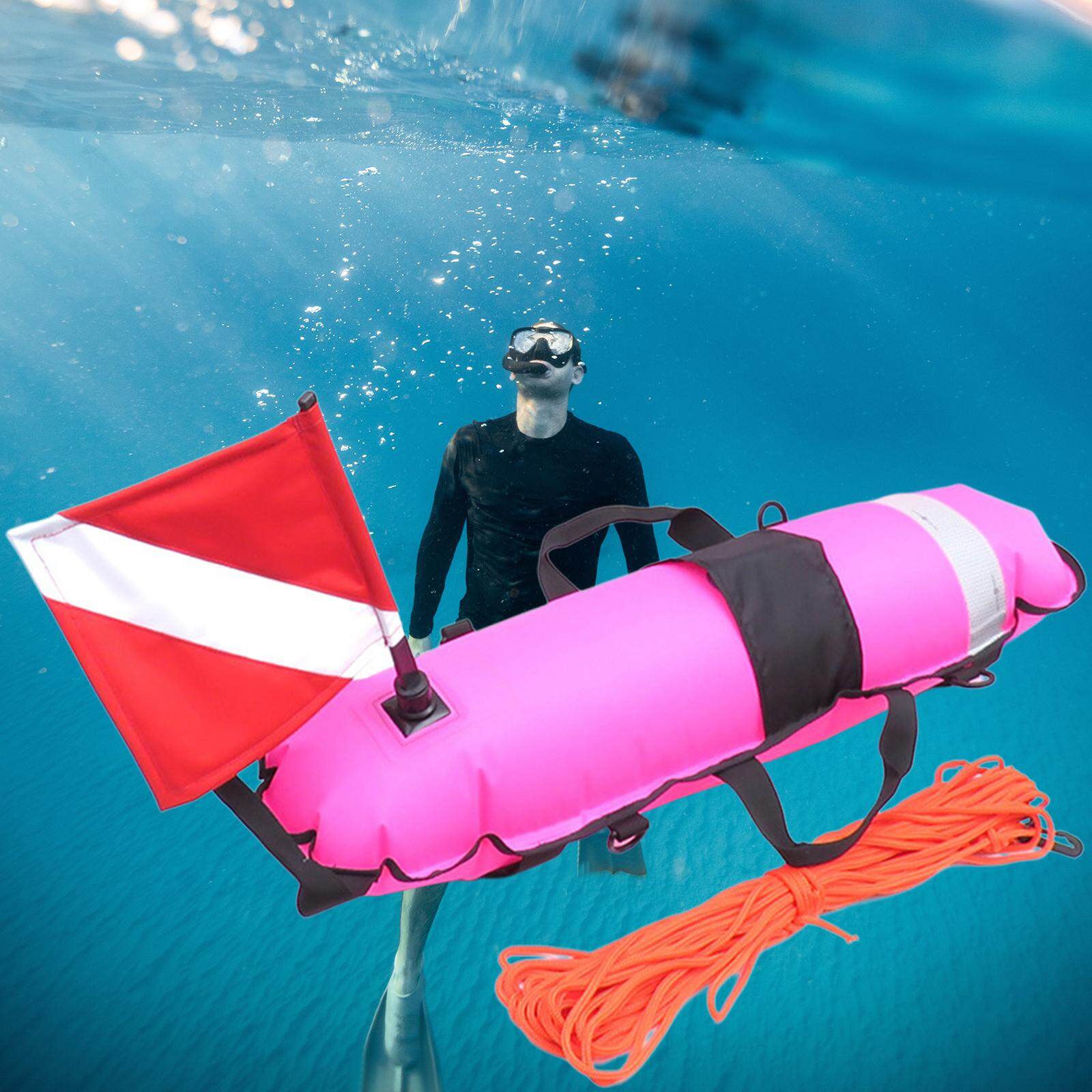 WBStar Freediving Buoy ลอยกับเชือก25M สำหรับดำน้ำฟรี Spear ตกปลา ...