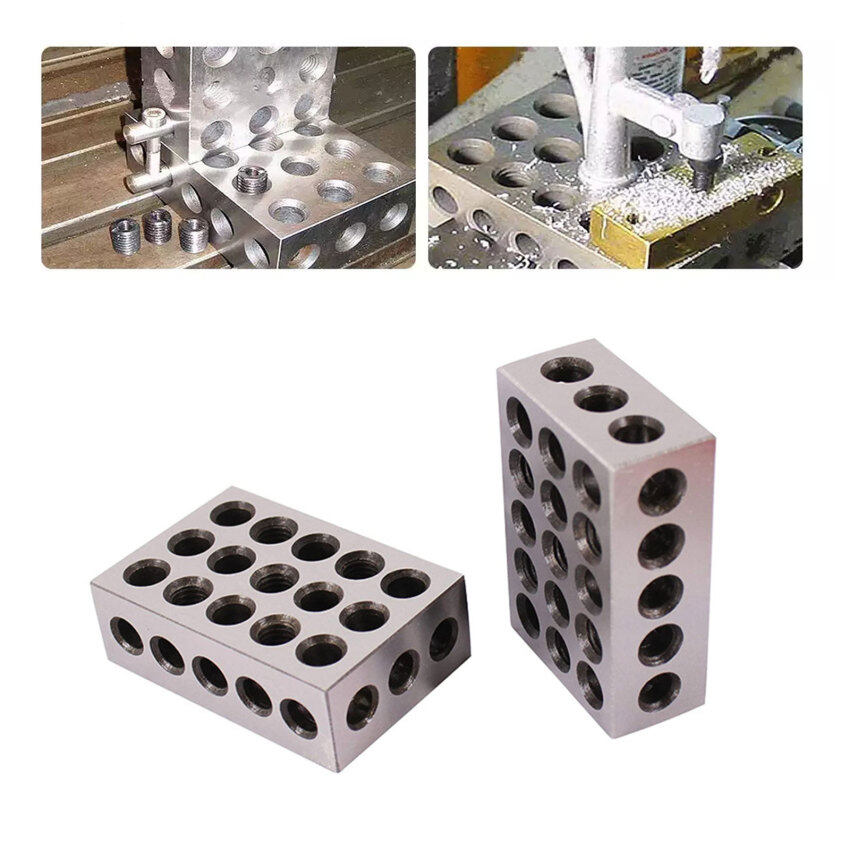 Tools Precision 0.005mm for Machine Tool 25x50x75mmModel Number:23 Holes Parallel Clamping Block ...