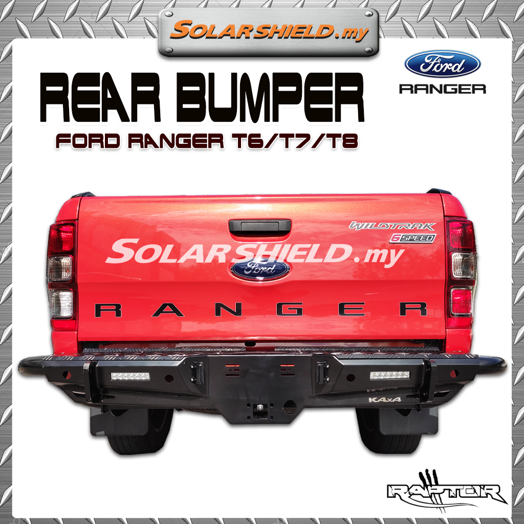 Ford Ranger T7/T8, Raptor,Wildtrack Rear Bumper 4X4 Rear Bumper | Lazada