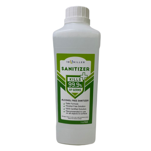"19 Killer" 1Liter Sanitizer Solution for disinfection, sanitization ...