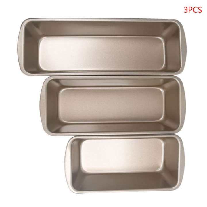 Rectangle Toast Mold Carbon Steel Baking Bread Pan Non-Stick Loaf Pan ...