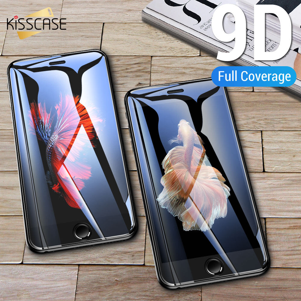 KISSCASE 9D กระจกป้องกันสำหรับ Xiaomi 9SE A2 6X A1 ตัวป้องกันหน้าจอสำหรับ RedMi Note 7 Pro หมาย ...