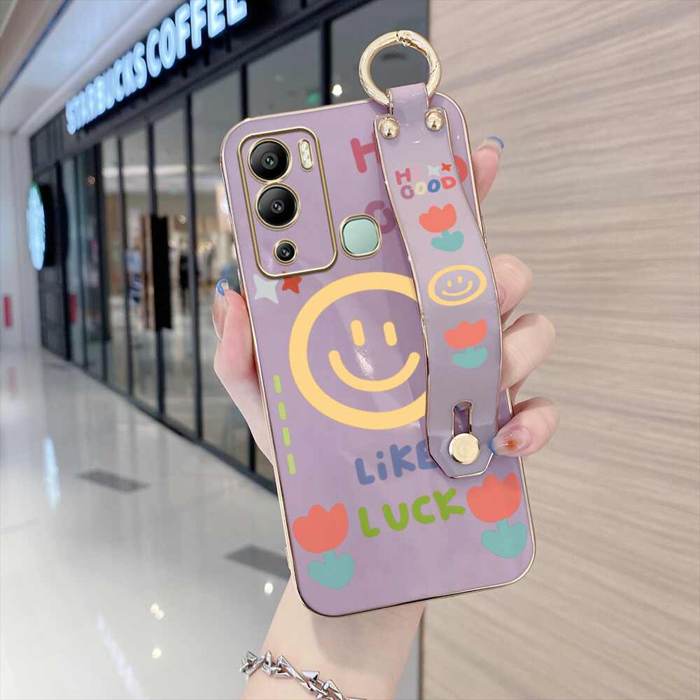 (พร้อมสายรัดข้อมือ) UCUC ปลอก Hp Infinix Hot 12i X665B Hp Infinix Hot ...