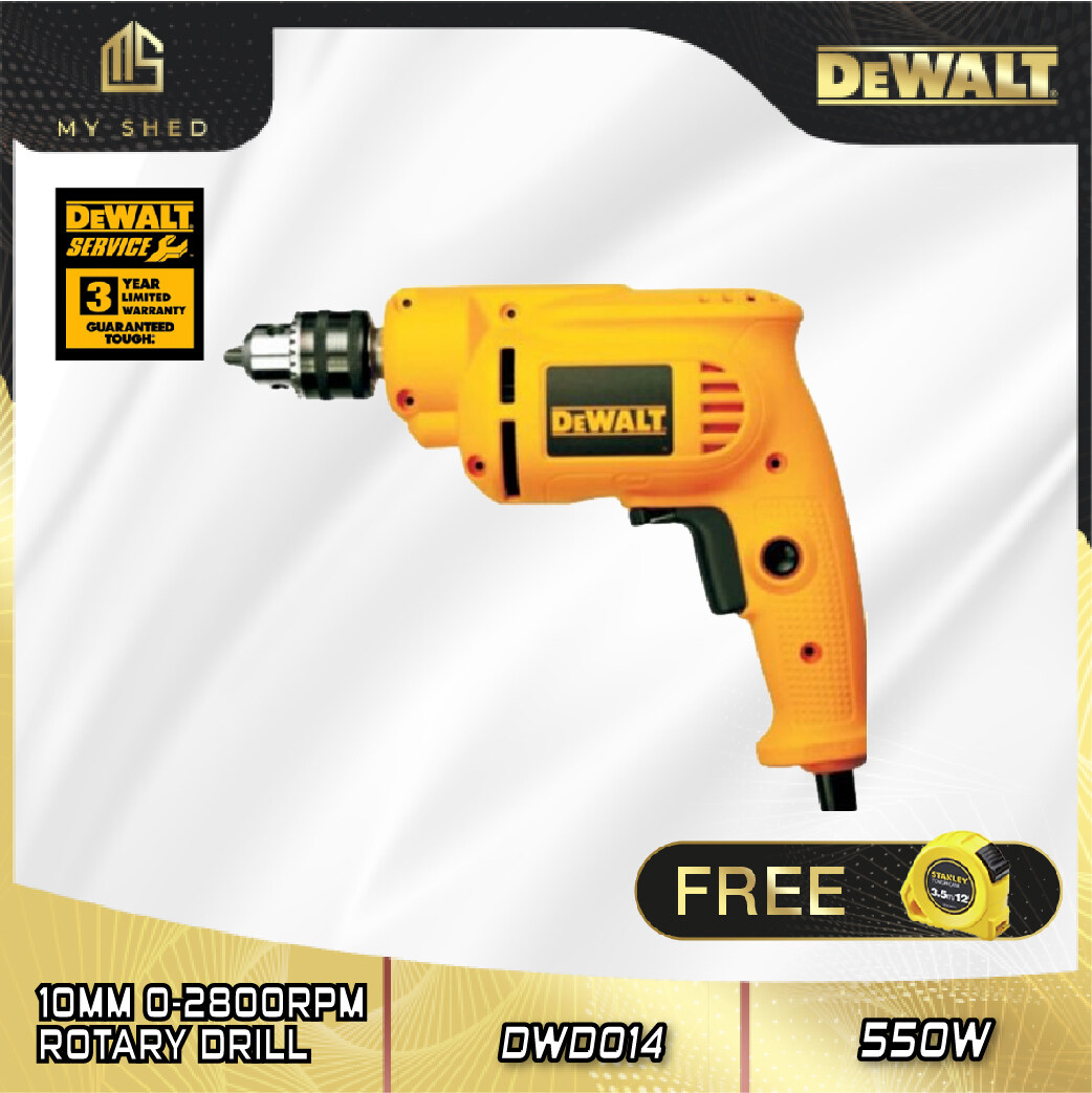 Dewalt DWD014-XD 550W 10mm Rotary Drill ( DWD014 ) | Lazada