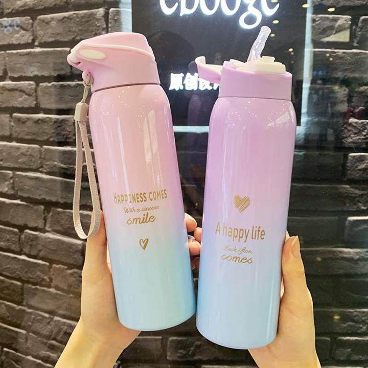 MANKA Tea Milk Coffee Adults Kids Children Stainless Steel with Straw ...