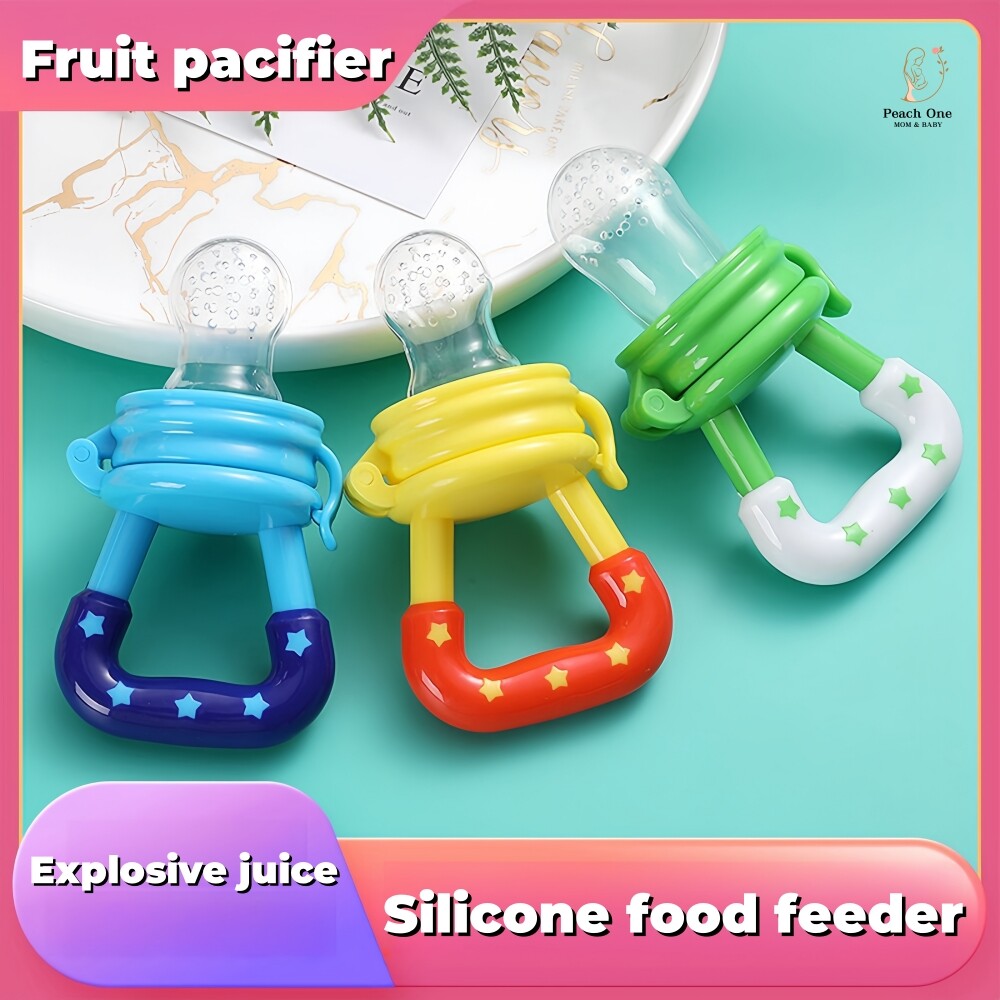 Baby Fruit Feeder Fresh Food Pacifier Silicone Pacifiers Fruit Infant ...