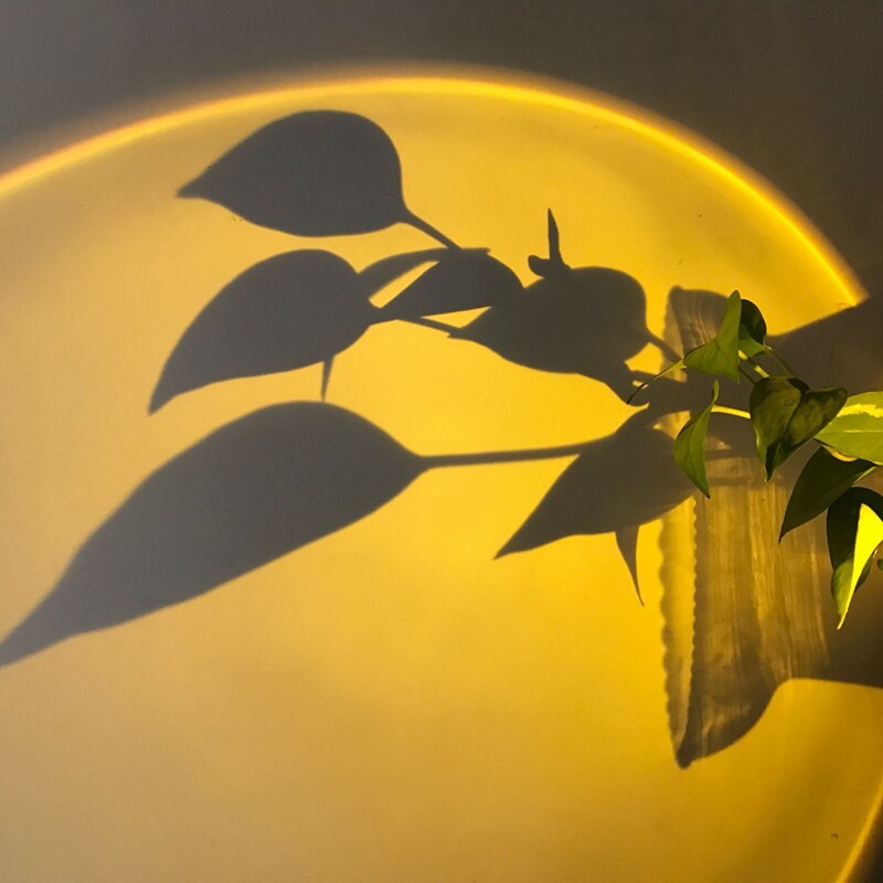 Sunset Projection Aesthetic Lamp USB Photography Background for Home ...