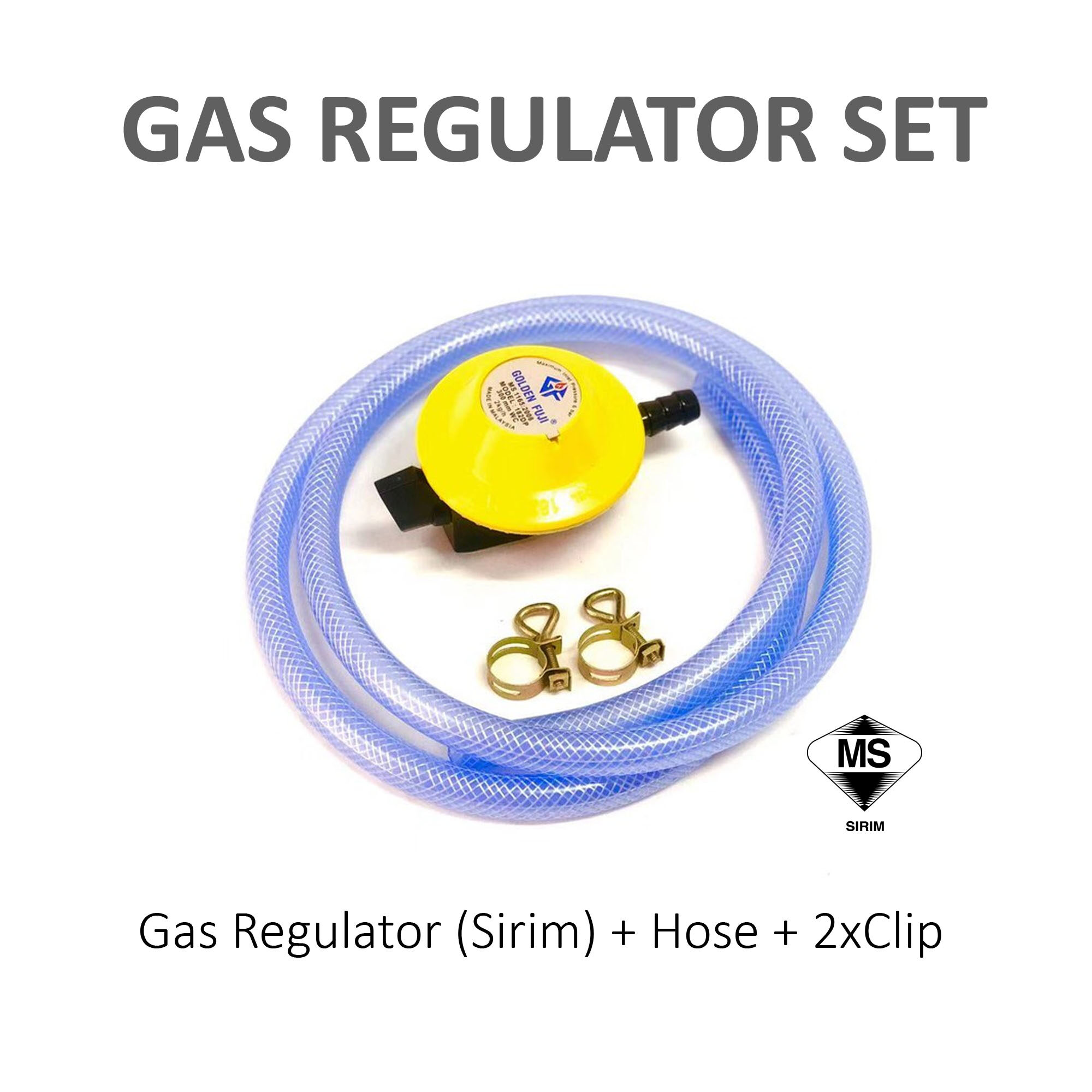 GAS REGULATOR SET (SIRIM CERTIFIED) | Lazada