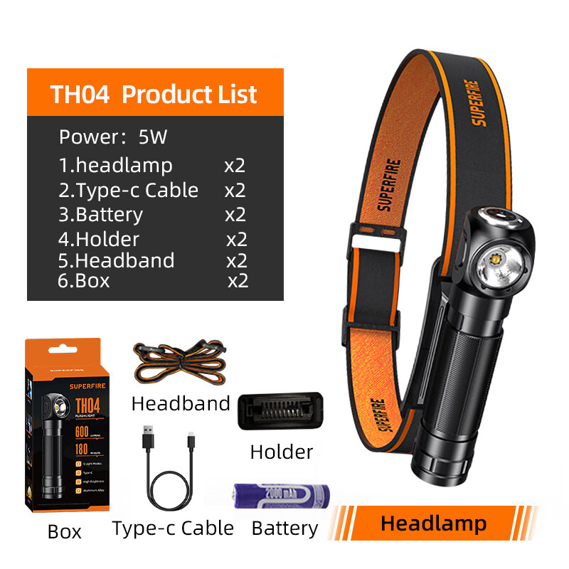 SUPERFIRE Headlamp Camping Type c Rechargeable Battery Multifunction ... SUPERFIRE Headlamp Camping Type c Rechargeable Battery Multifunction ...