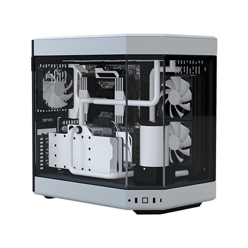 HYTE Y60 Dual Chamber ATX Casing - 3-Piece Panoramic Glass / Included ...