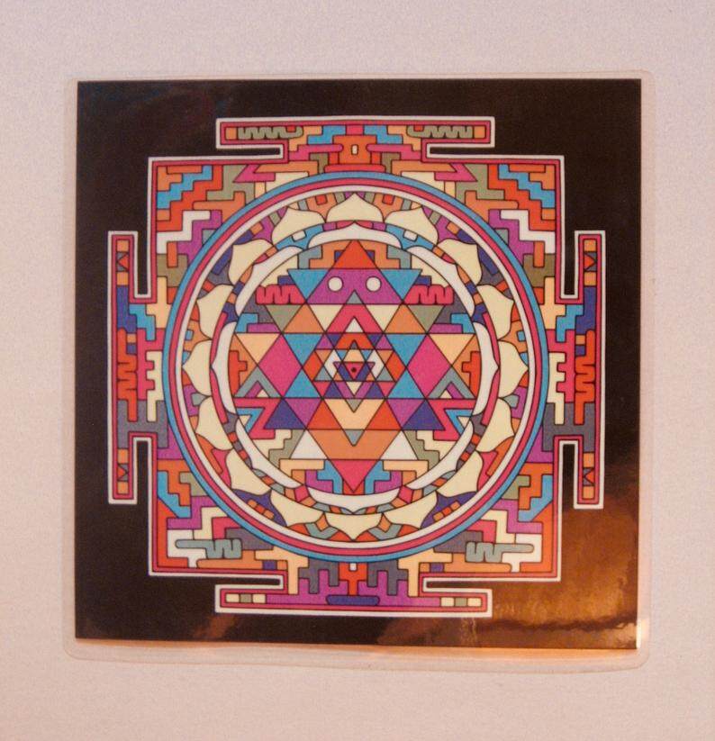 Art Factory Sri Yantra Canvas Painting Vedic Yantra Canvas Inspiration ...