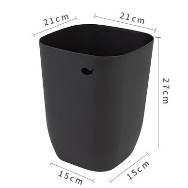 Muji Stylish Modern Trash Bin Kitchen Garbage Bucket Dustbin Trash Can ...
