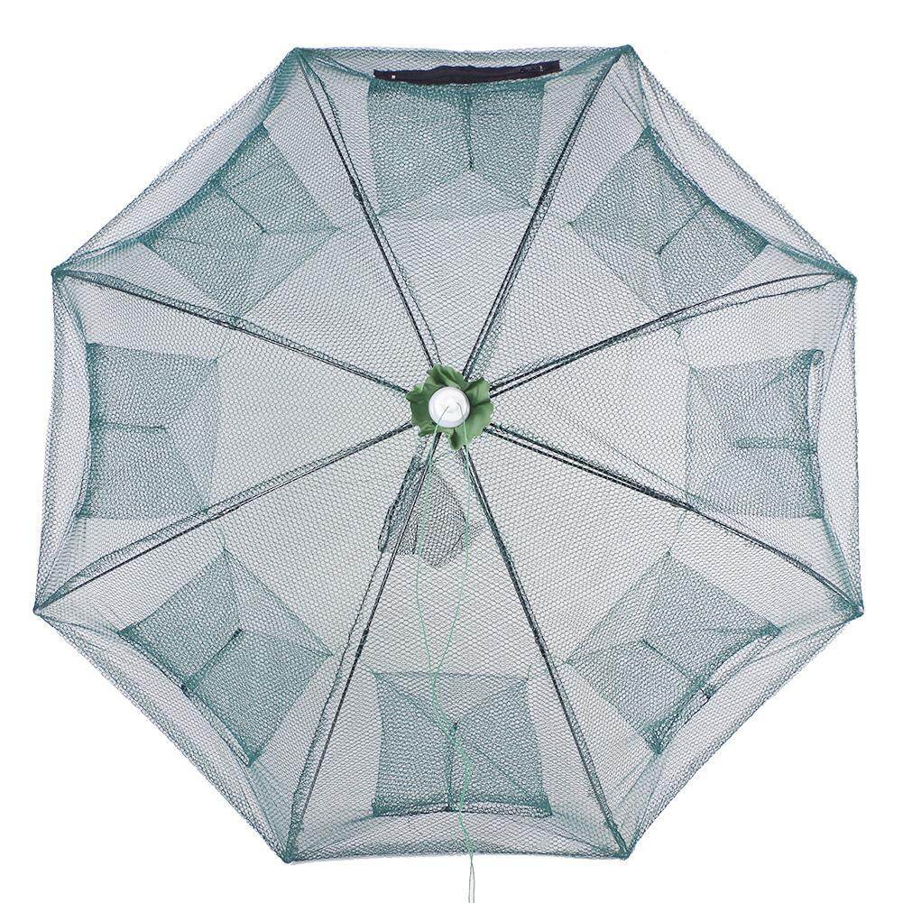 Automatic Folding Umbrella Type Fishing Net Shrimp Crab Fish Trap Cast ...