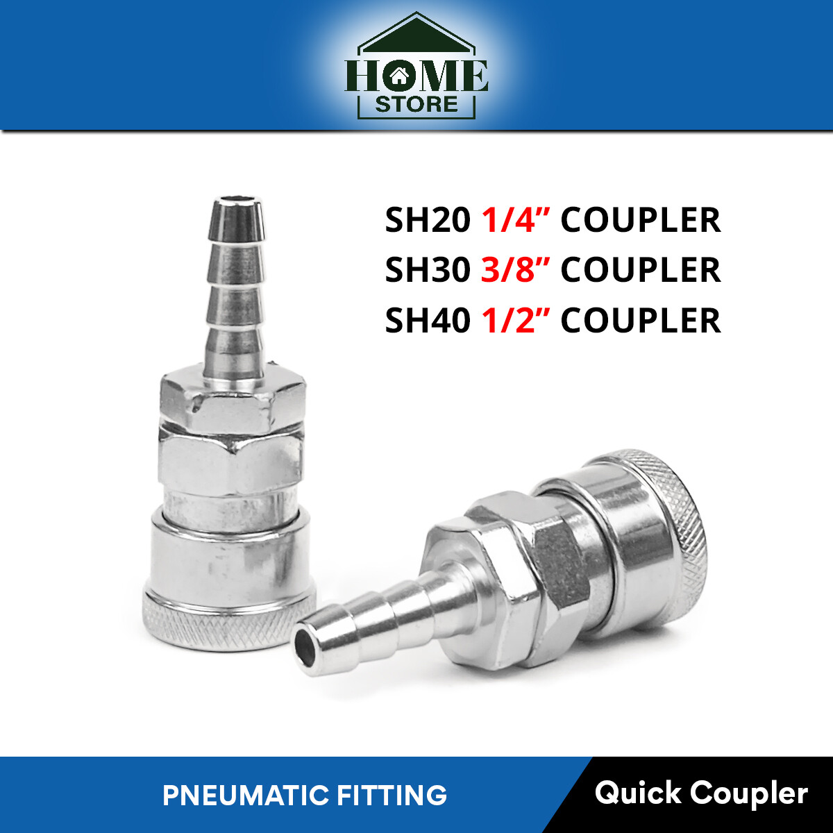 1PC Pneumatic Quick Coupler Connector Fitting SP/SH/SM/SF/PP/PH/PF | 1/ ...