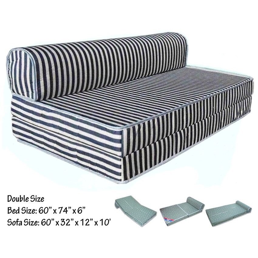 4 IN1 Sofa Bed Fold Mattress Chill Sleep Chair Living Room Kerusi Katil ...