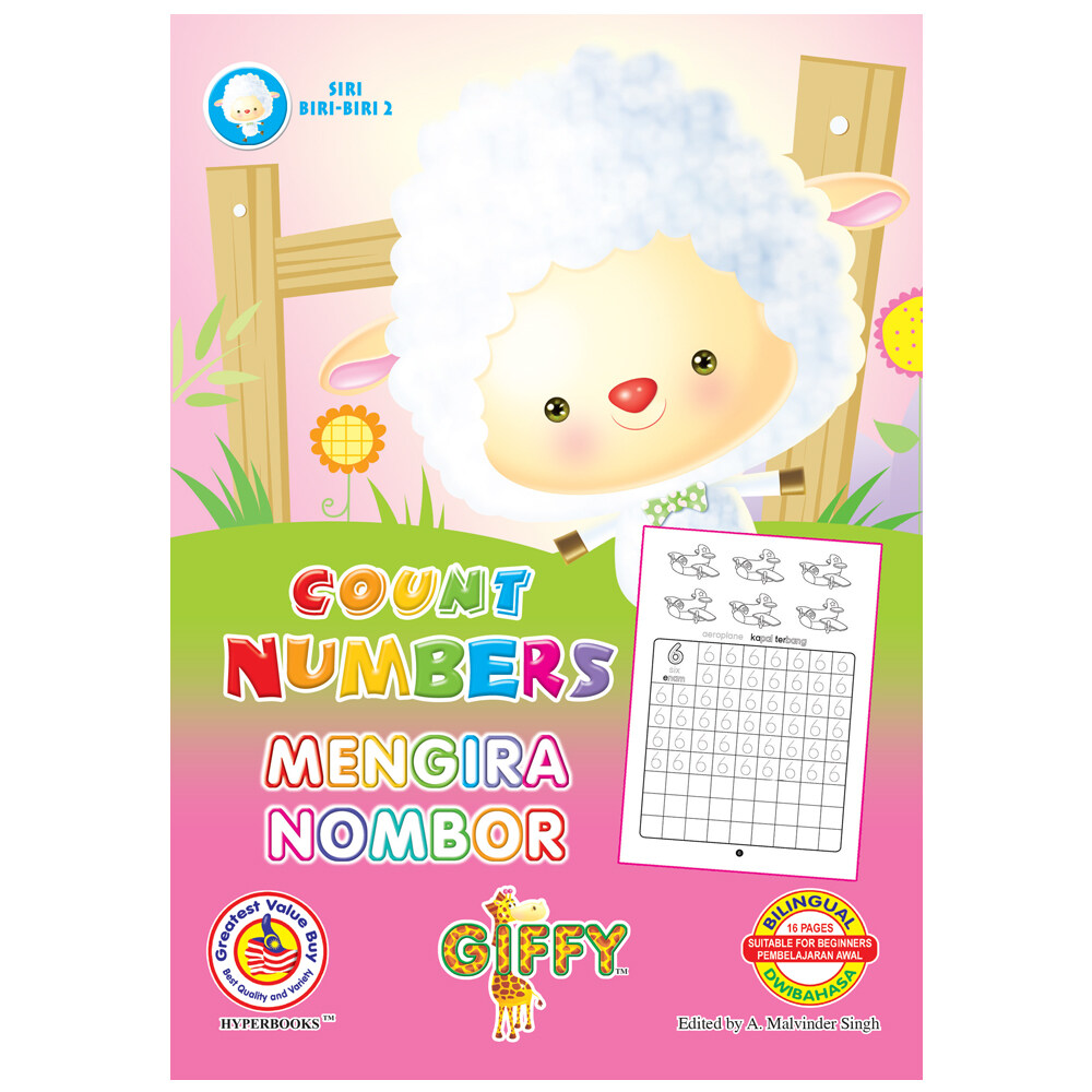 Count Numbers 16 Pages A5 Size SIRI BIRI-BIRI 2 | Lazada