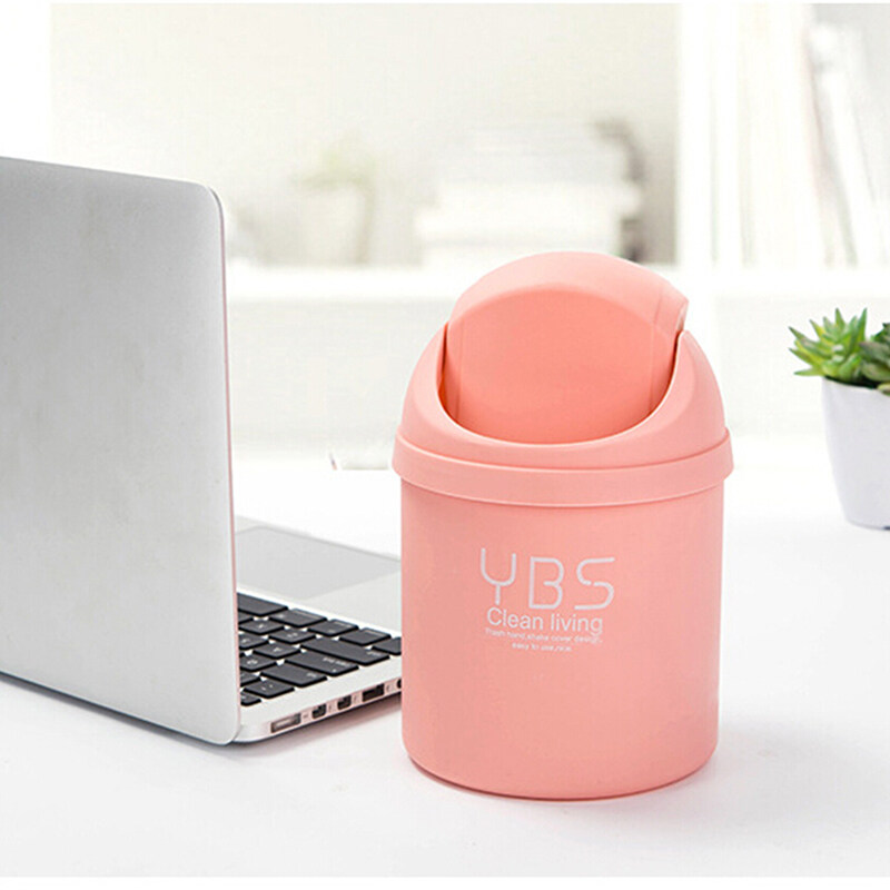 Feng Cute Mini Small Waste Bin For Desktop Garbage Basket Table Home ...
