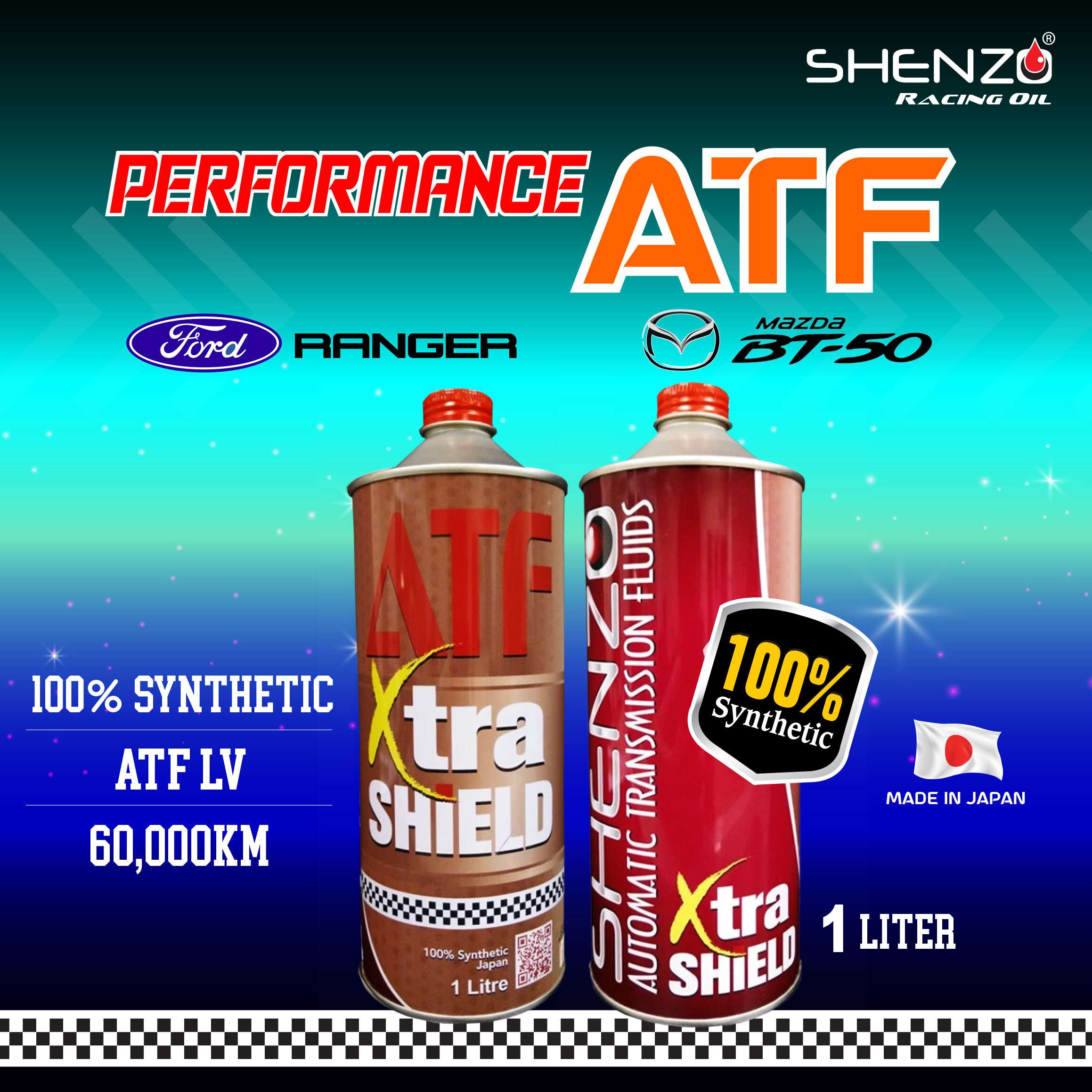 ATF Gear Oil Performance 100% Fully Synthetic ATF Mercon LV For Ford ...