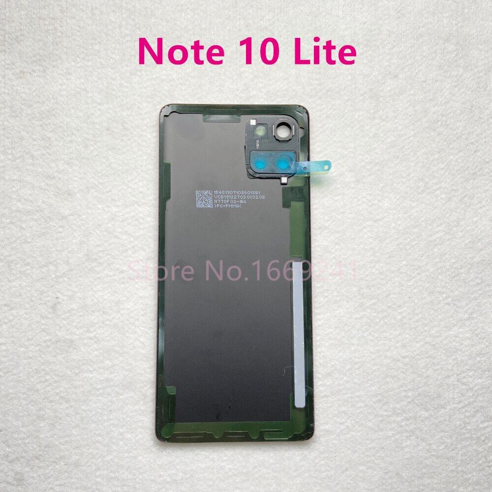 เคสแบตเตอรี่ฝาครอบด้านหลังฝาหลังสำหรับ Samsung Note 10 Lite N770F พร้อม ...