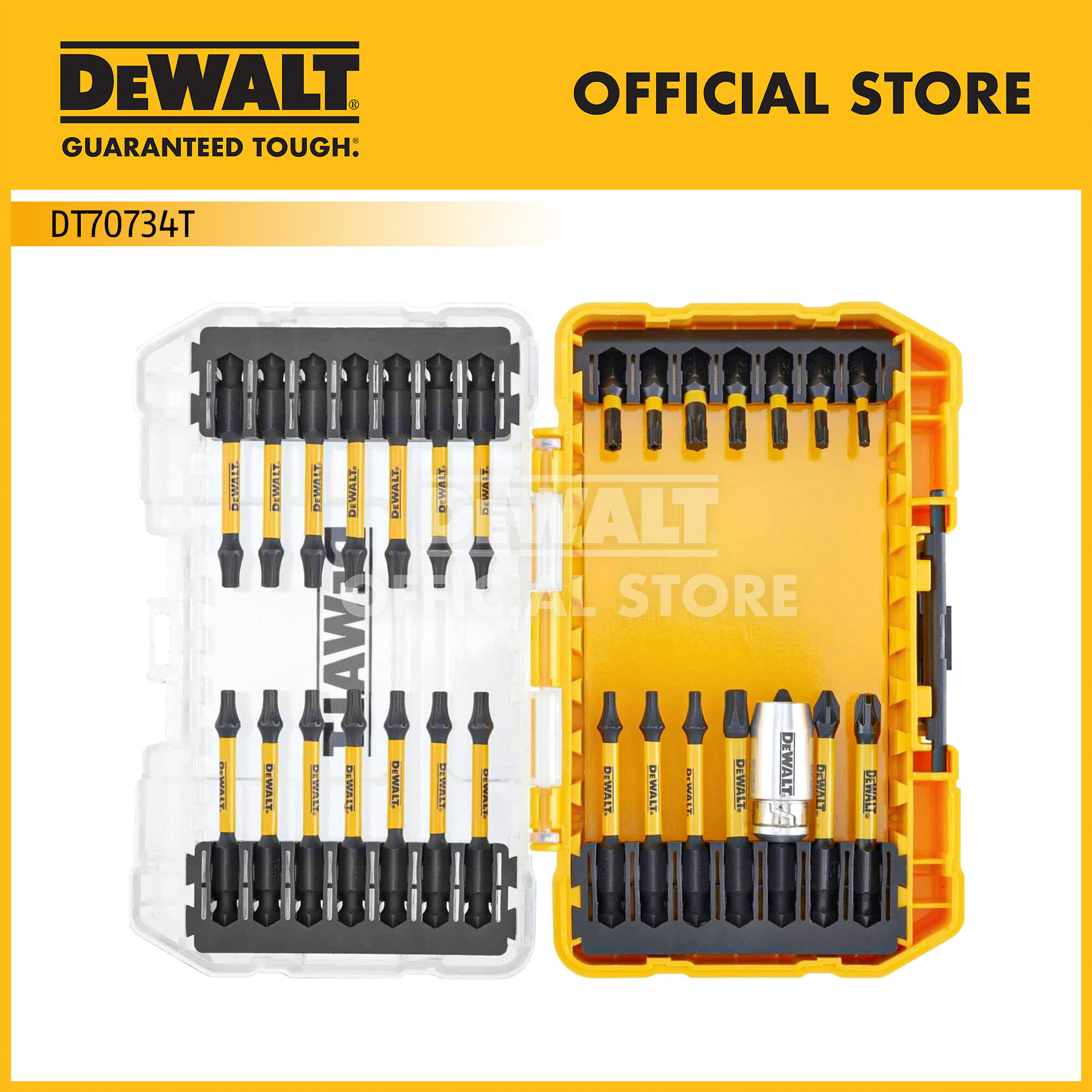 Dewalt DT70734T-QZ FLEXTORQ Screw Driving Set, 29pcs ( DT70734T ) | Lazada