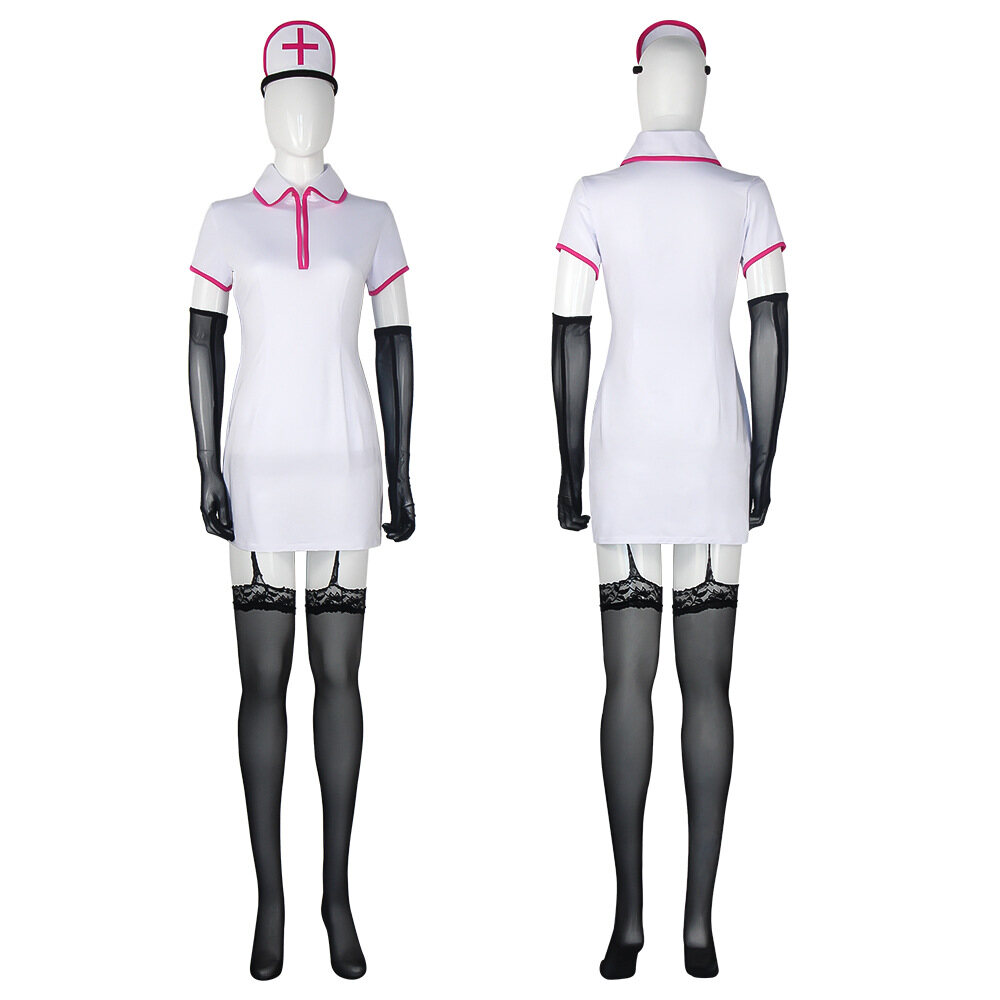 Chainsaw Man Cos Makima Nurse Uniform Cosplay Costumes Full Set Anime ...