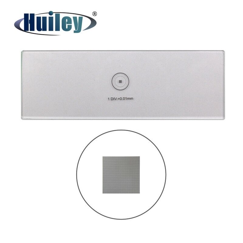 DIV 0.01mm Microscope Stage Calibration Slides Grids Net Micrometer ...