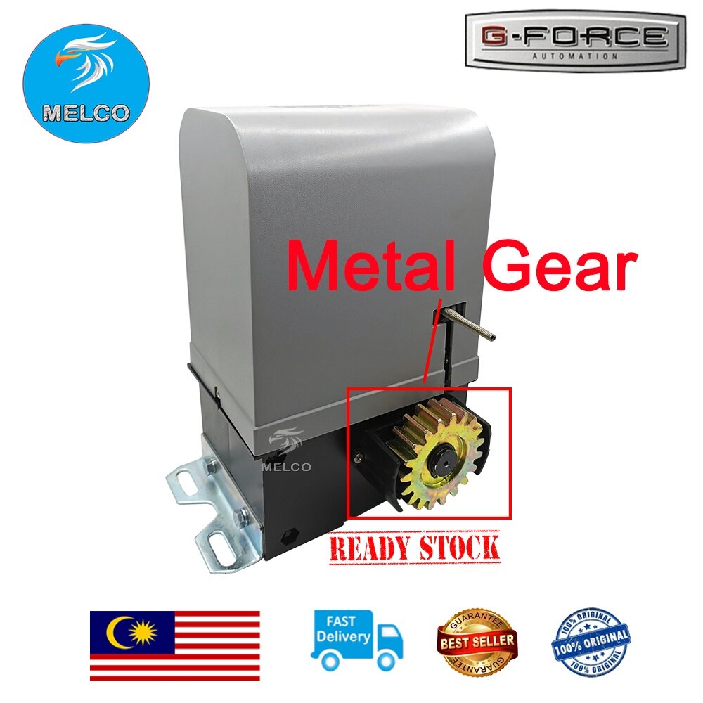 G FORCE SL2000 AC SLIDING AUTOGATE (METAL GEAR-FULL SET) WITHOUT GEAR RACK | Lazada