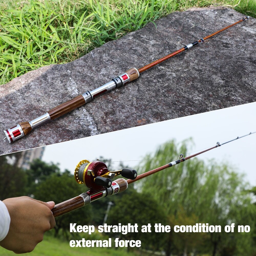 Sougayilang Fishing Rod 4FT 2Sections Raft Fishing Rods Telescopic ...