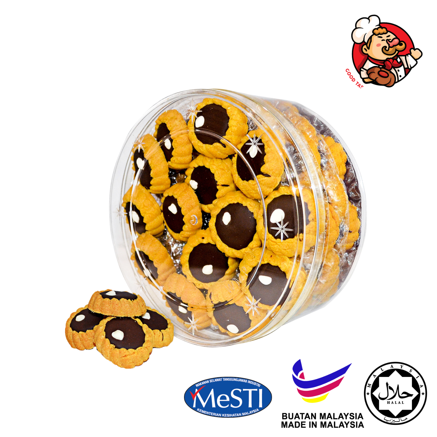 [Premium Cookies] Coffee Chip Chocolate Halal Cookies 300gm+- [42 pcs ...