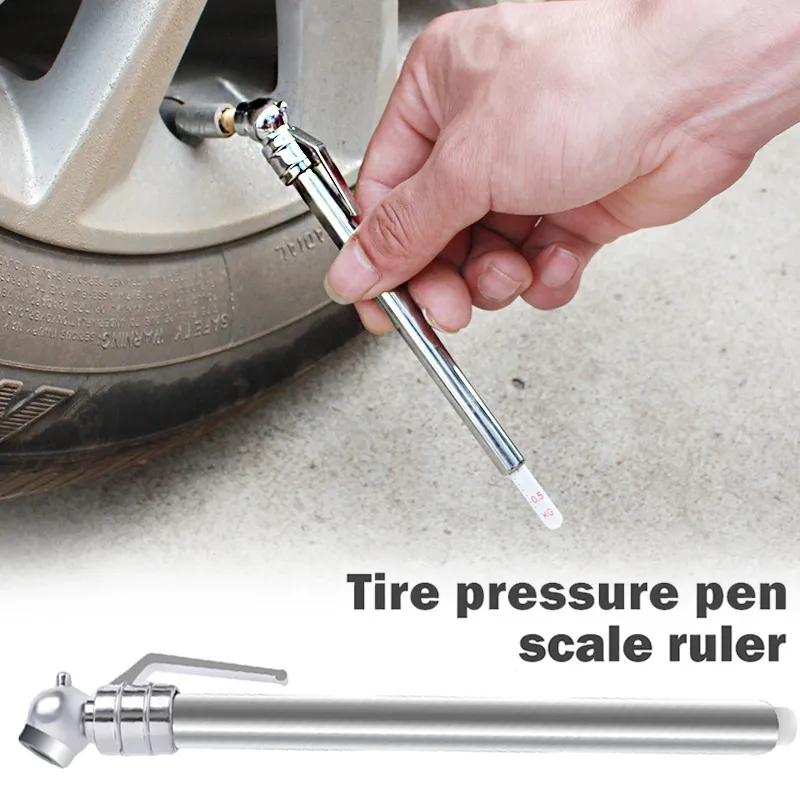 Universal Tyre Tire Air Pressure Tester 5-50PSI Mini Test Meter Gauge ...