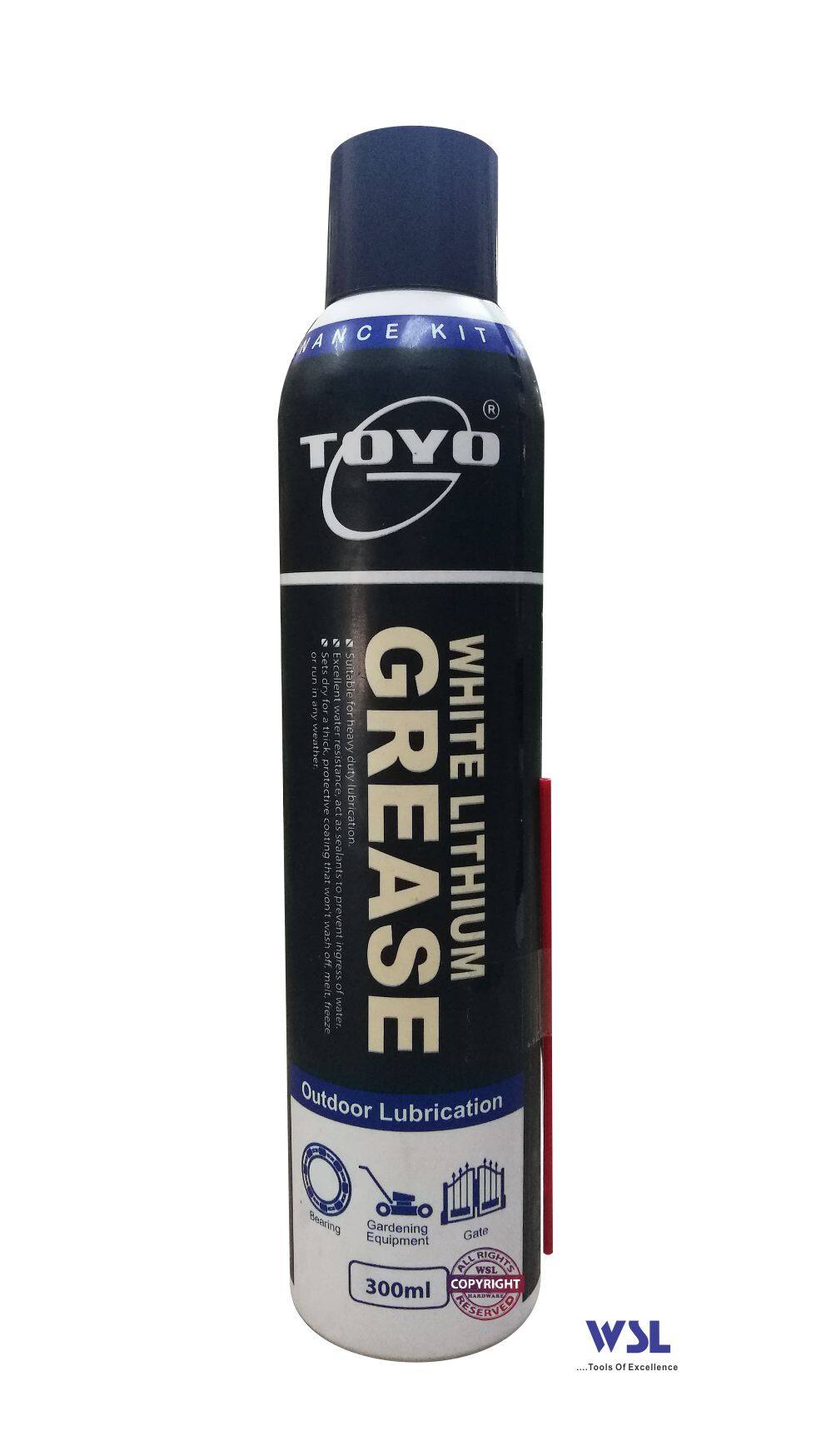 TOYO WHITE LITHIUM GREASE 300ML - for outdoor lubrication spray grease ...
